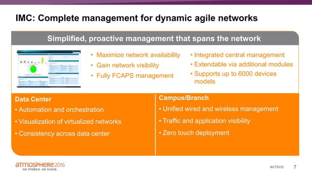 Hpe Intelligent Management Center | PPTX | Computer Networking | Computing
