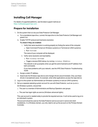 Hpe man dp10.00_getting_started_pdf | PDF