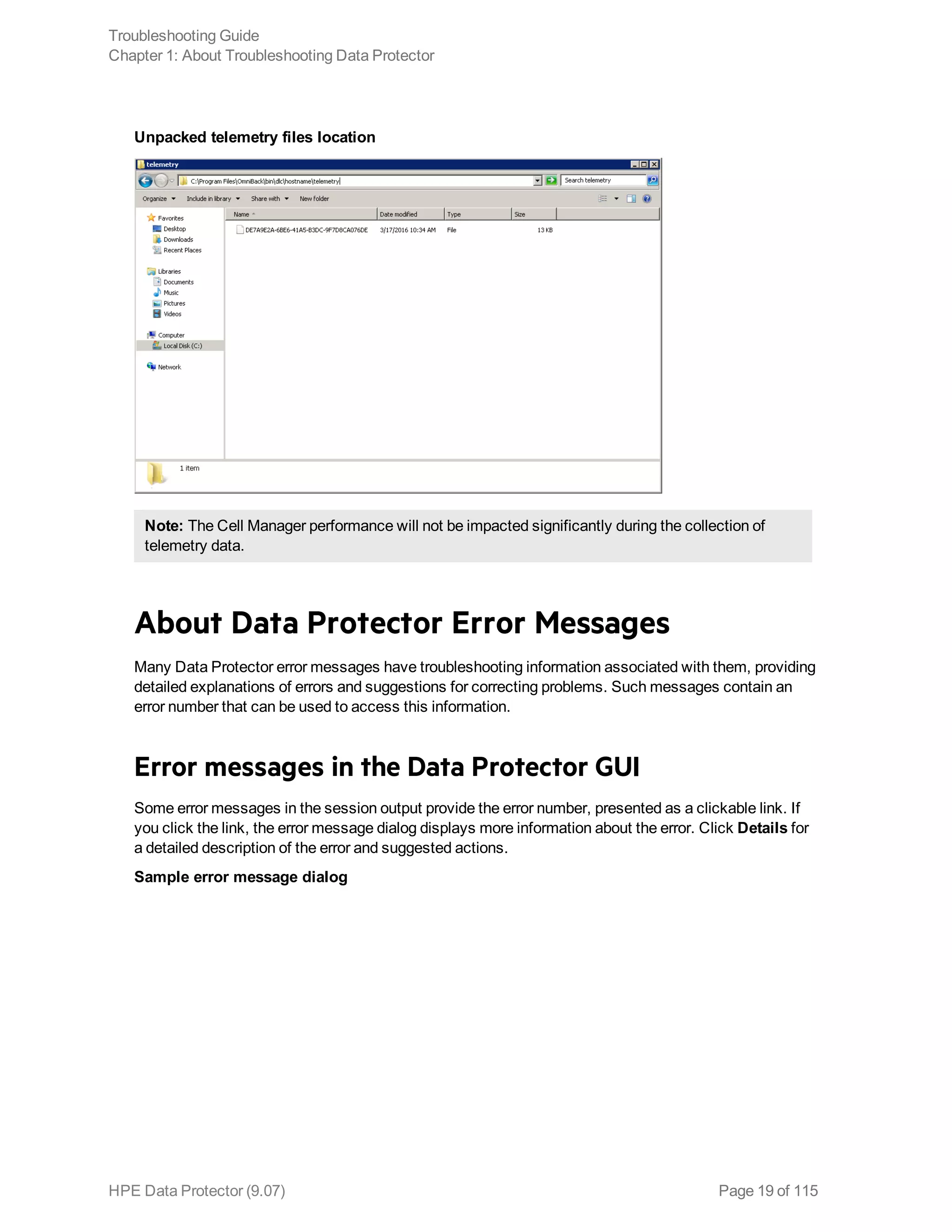 Hpe Data Protector troubleshooting guide | PDF
