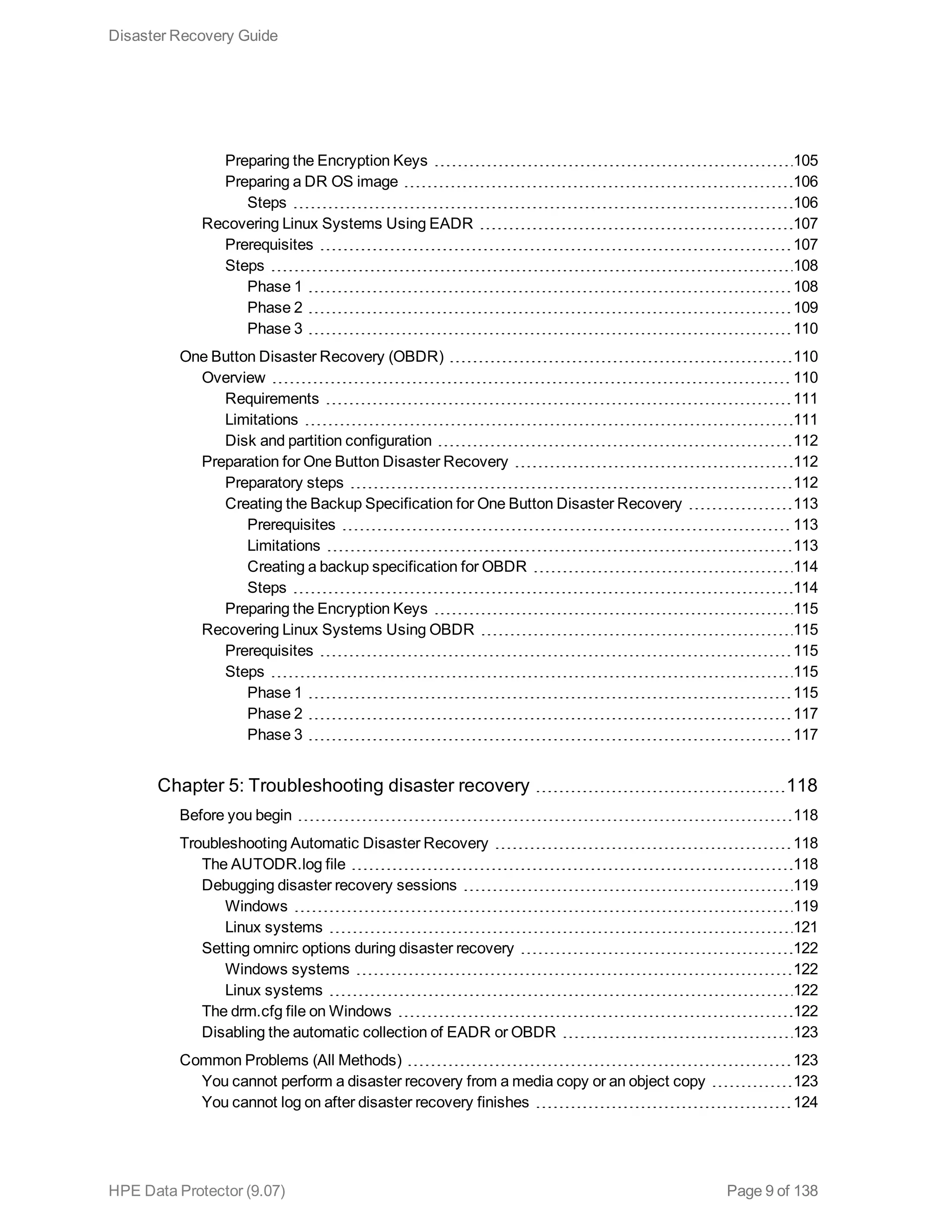 Hpe Data Protector Disaster Recovery Guide | PDF