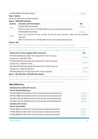 Hpe MSA 2040 Storage Datasheet | PDF | Operating Systems | Computer Software and Applications