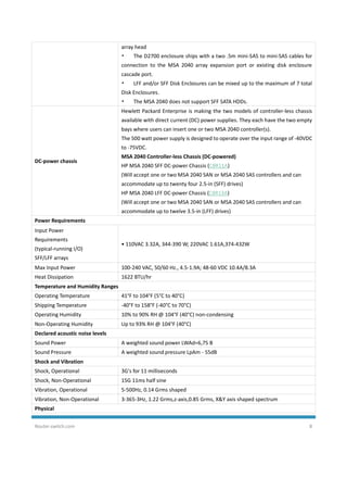 Hpe MSA 2040 Storage Datasheet | PDF | Operating Systems | Computer ...