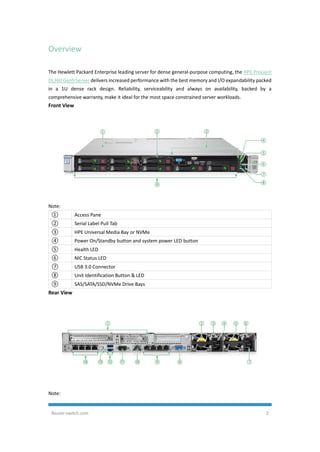 HPE ProLiant DL360 Gen9 Server Data Sheet | PDF