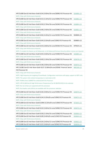 HPE ProLiant DL380 Gen10 Server Data Sheet | PDF