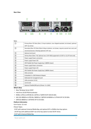 HPE ProLiant DL380 Gen10 Server Data Sheet | PDF