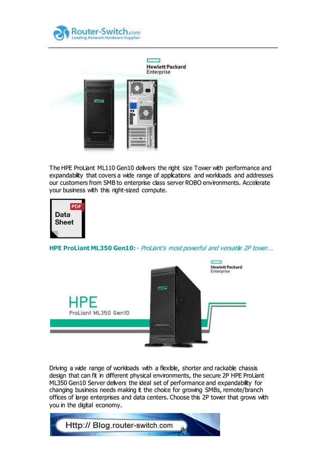 Hpe pro liant gen9 to gen10 server transition guide | DOCX | Operating ...
