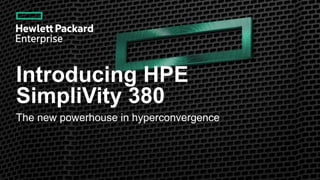 HPE SimpliVity | PPSX