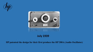 Hewlett Packard Evolution | PPTX