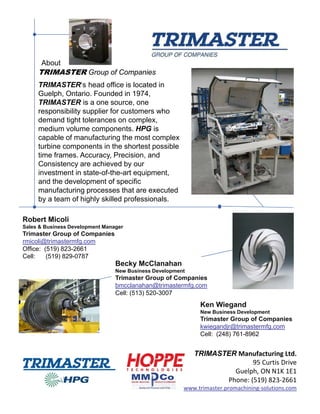 HPG Limited - Blades & Impellers | PDF