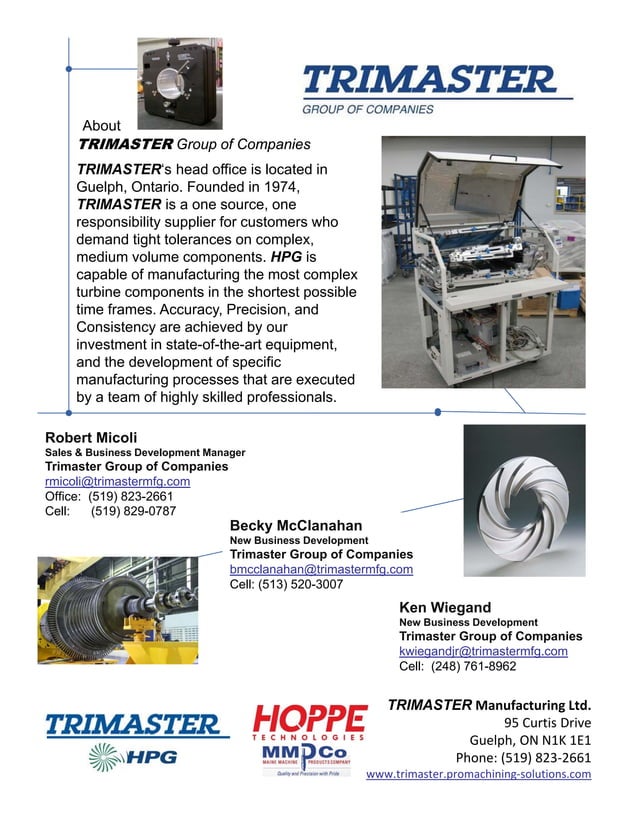 HPG Limited - Blades & Impellers | PDF