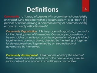 Community Organization for Health Promotion | PPT
