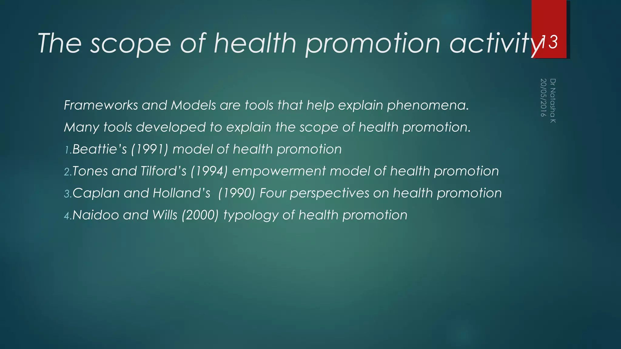 Health Education and Health Promotion | PPT