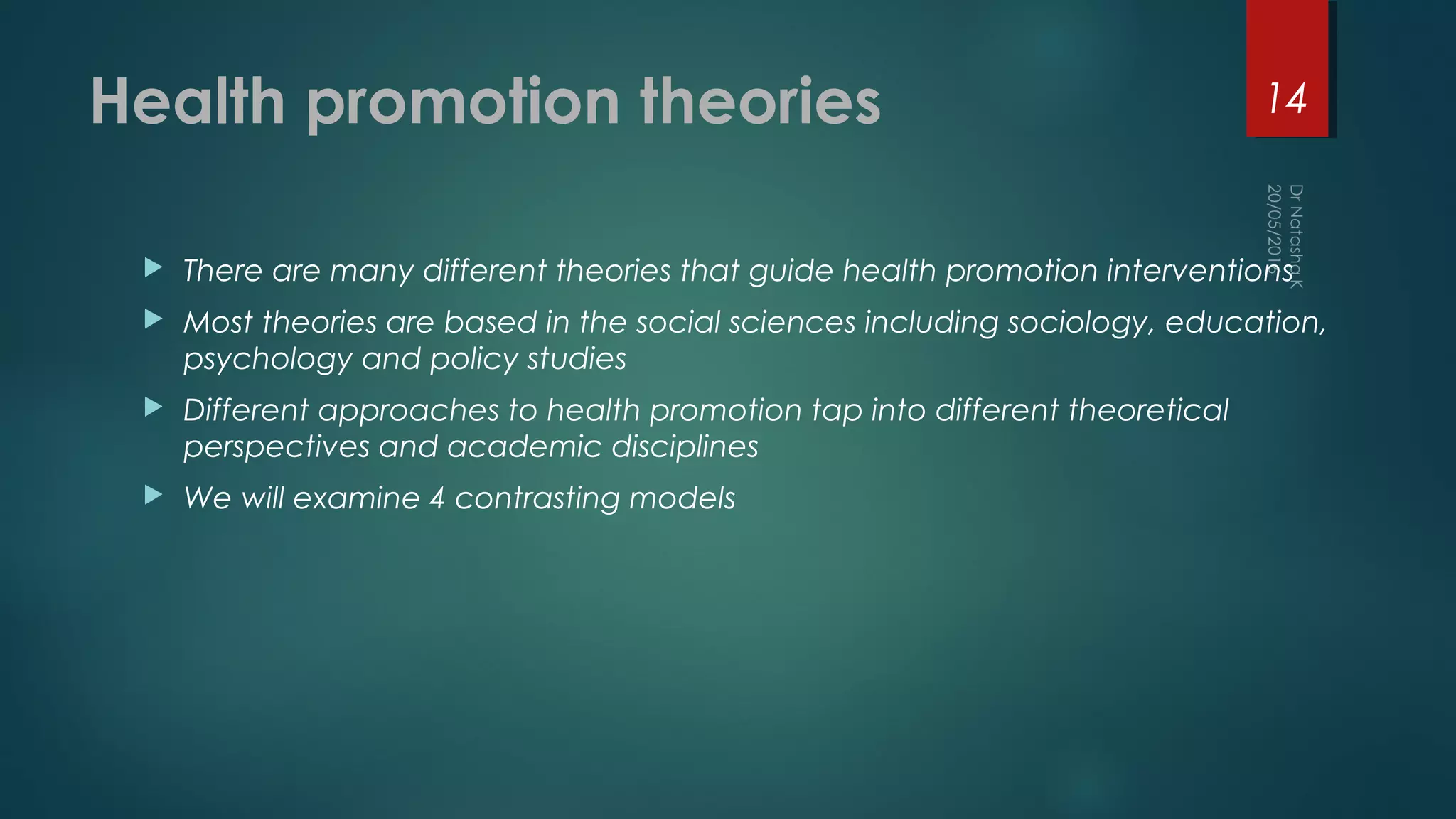 Health Education and Health Promotion | PPT