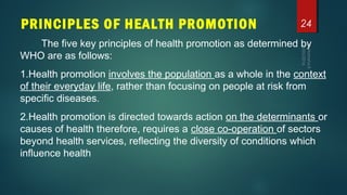 Health Education and Health Promotion | PPT