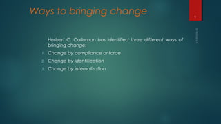 Change Process of Human Health behaviour | PPT