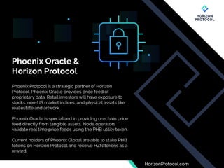 Horizon Protocol Technology Stack Partners | PPT