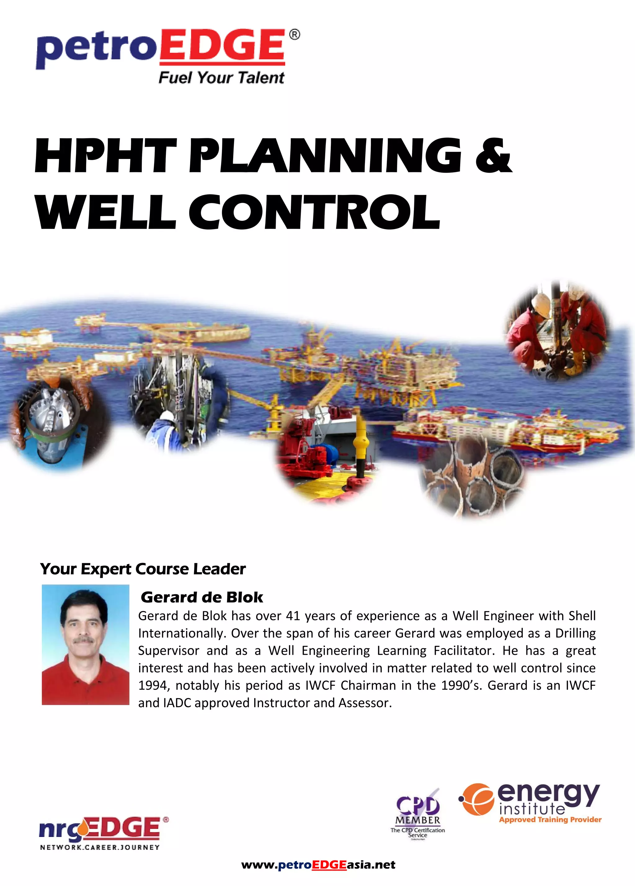 HPHT Planning and Well Control | PDF