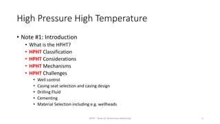 Hpht wells classification | PDF