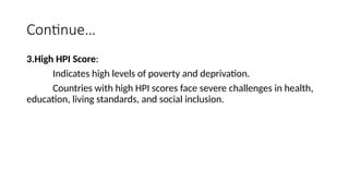 Human Poverty Index(HPI): Meaning, Measures, Calculation | PPTX