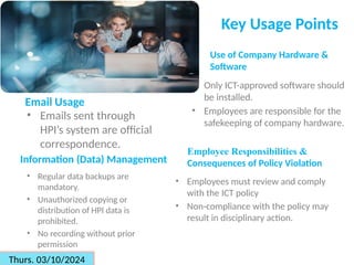 HPI_ICT Presentation.pptx Training for all | PPT