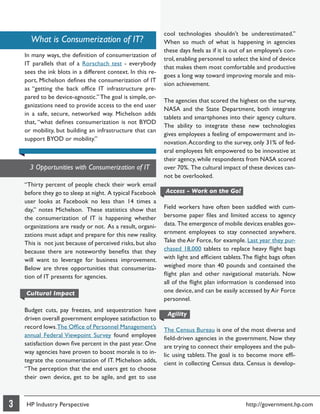 The Impact of the Consumerization of IT on the Public Sector | PDF