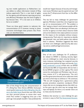 The Impact of the Consumerization of IT on the Public Sector | PDF