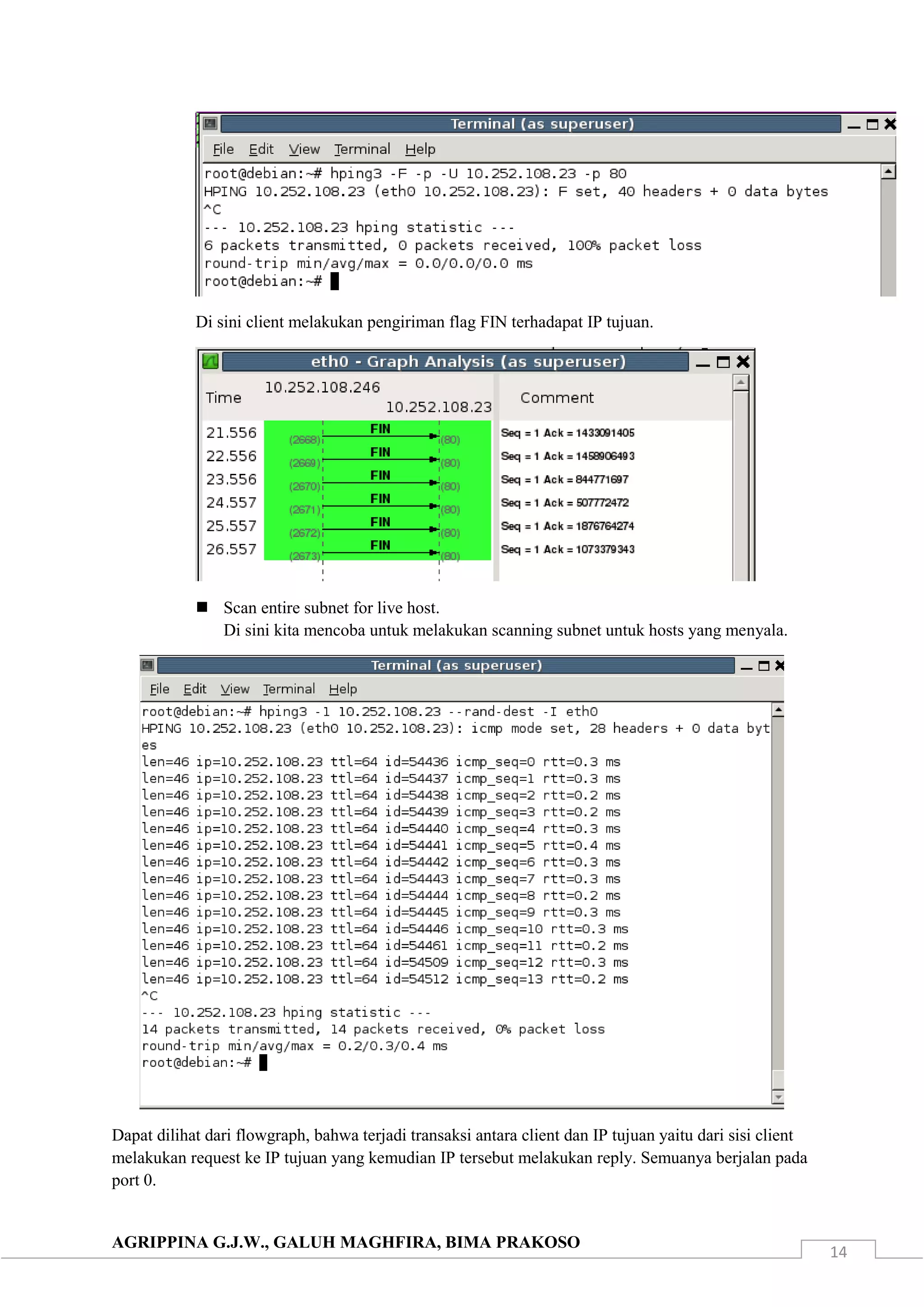Hping dan nmap | PDF