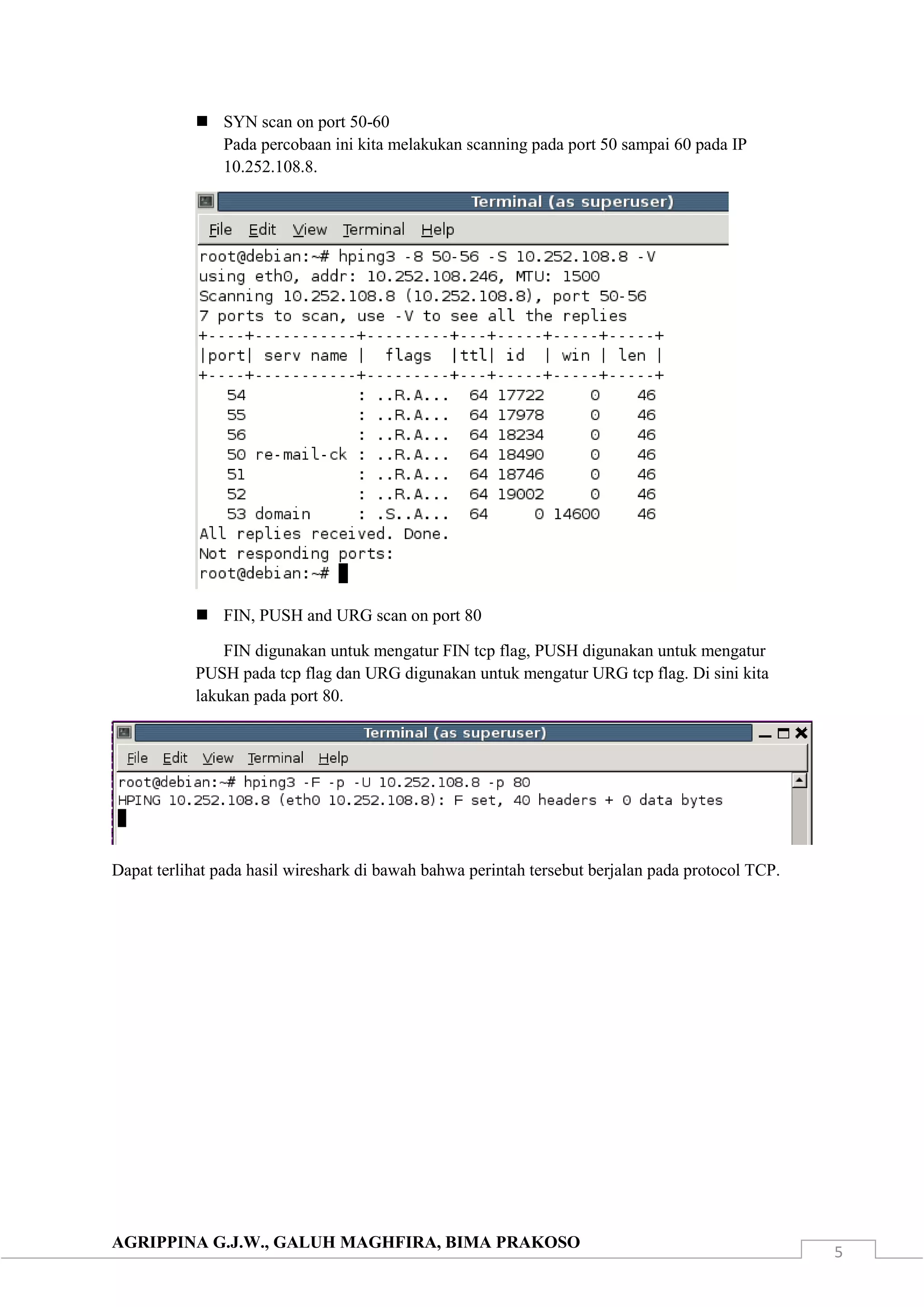 Hping dan nmap | PDF