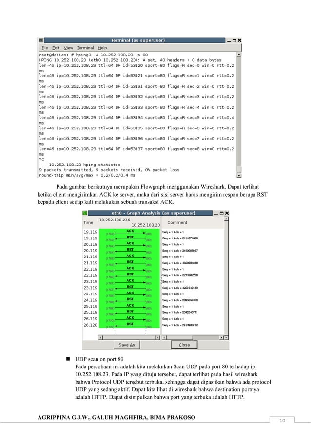 Hping dan nmap | PDF