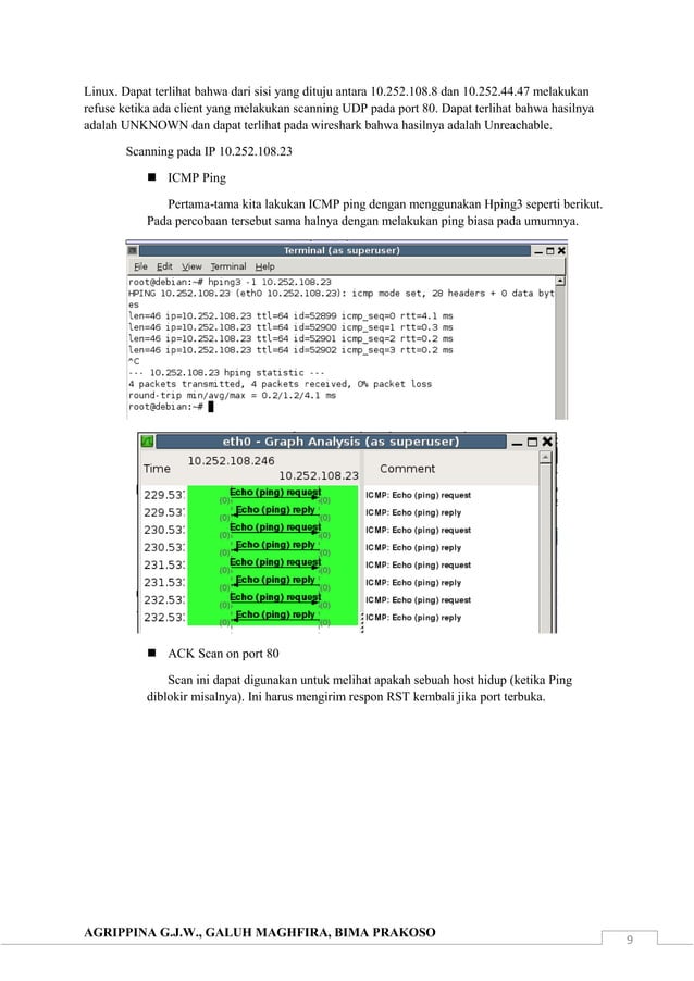 Hping dan nmap | PDF