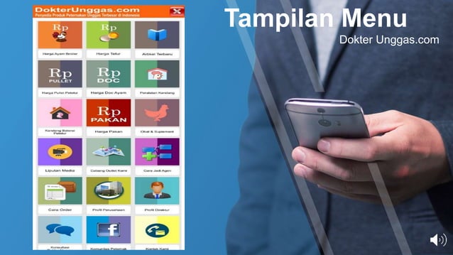 Aplikasi Handphone Inovasi Dokter Unggas dan Among Tani | PPT