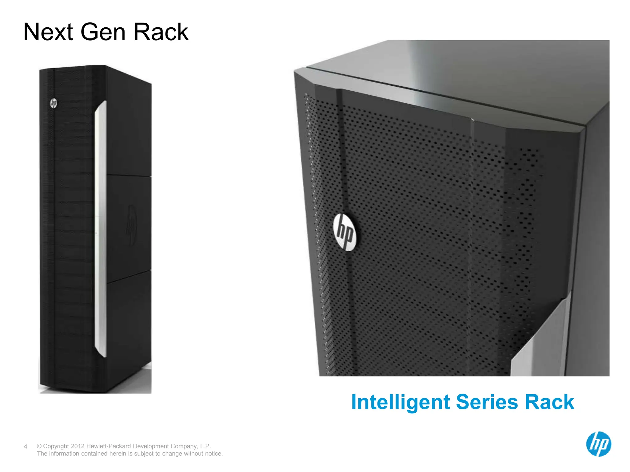 HP Intelligent Series Racks HP Intelligent Series Racks | PPT
