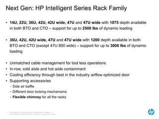 HP Intelligent Series Racks HP Intelligent Series Racks | PPT