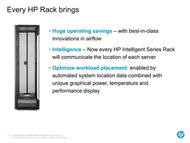 HP Intelligent Series Racks HP Intelligent Series Racks | PPT
