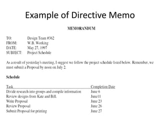 10.the memorandum | PPTX