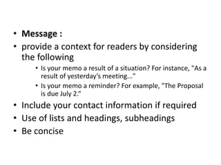 10.the memorandum | PPT