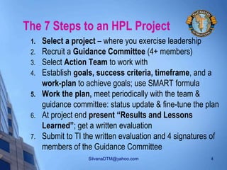 HPL - The High Performance Leadership Project | PPTX