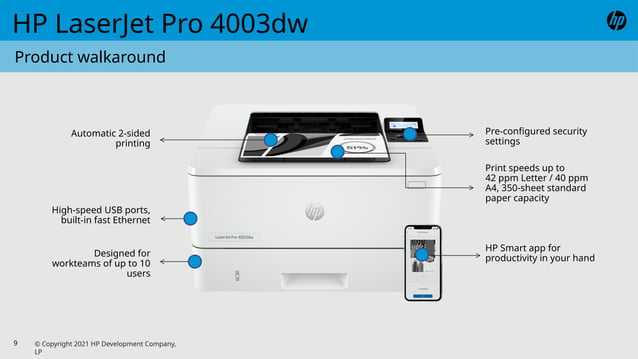 HP LaserJet 4003 presentation, talk about HP Printing | PPT