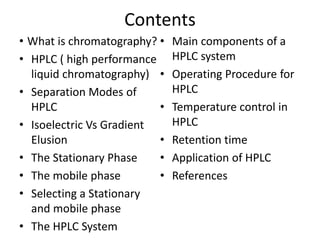 Hplc | PPTX