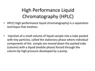 Hplc | PPTX