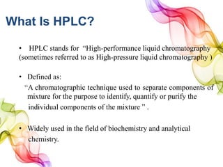 Hplc | PPT