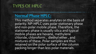 Hplc.ppt | Chemistry | Science