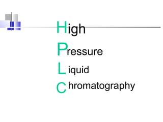 HPLC | PPT