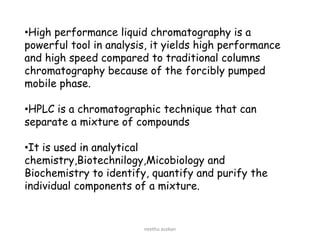 Hplc | PPT
