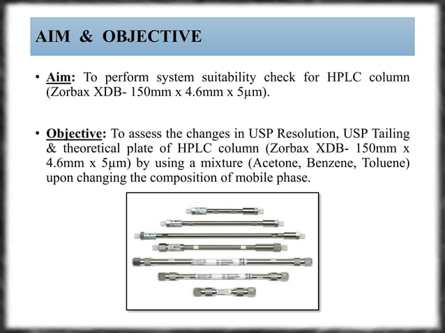 System suitability parameters assessment by HPLC | PPTX