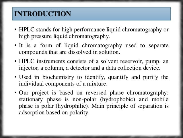 System suitability parameters assessment by HPLC System suitability parameters assessment by HPLC