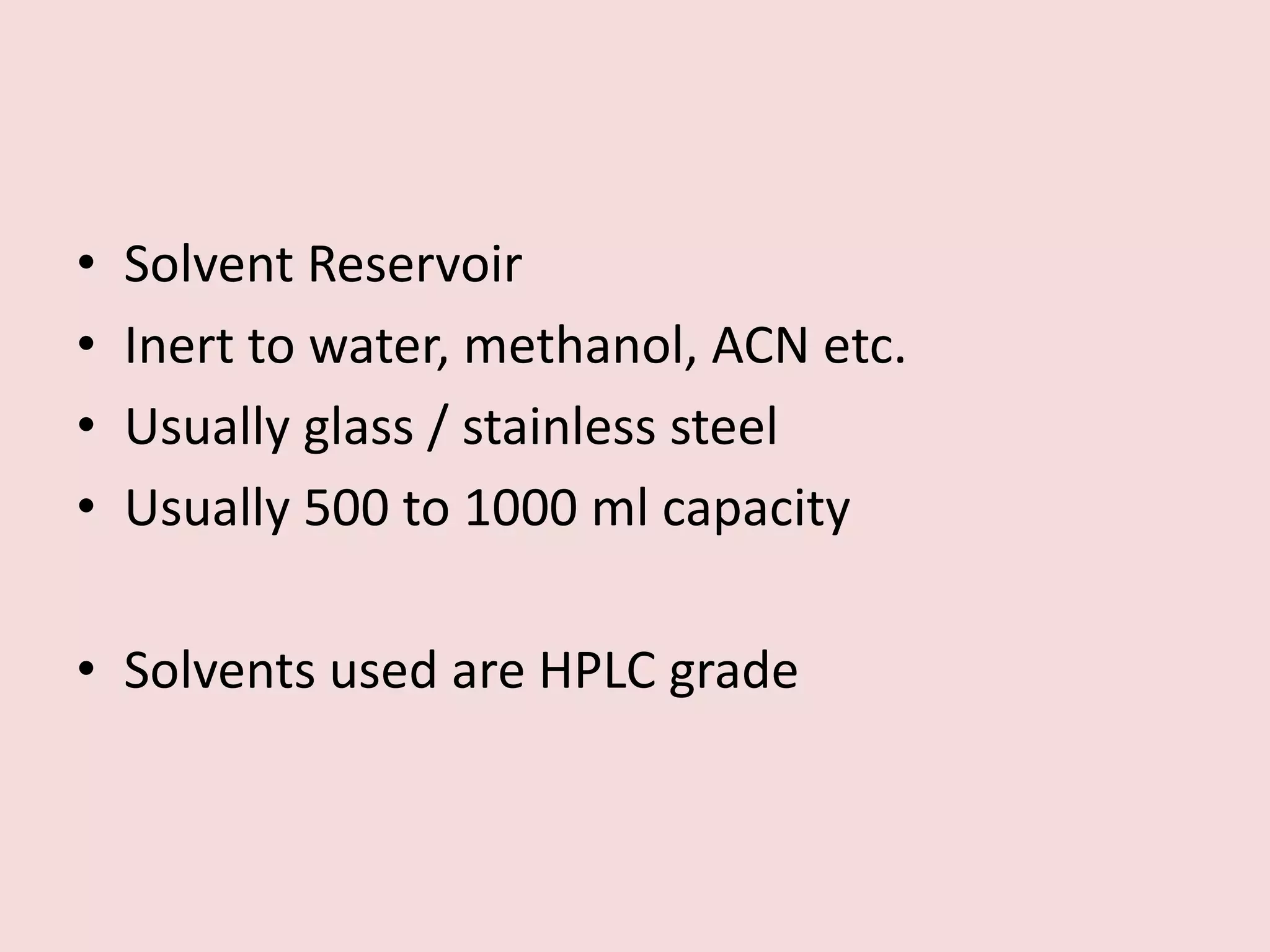 High performed liquid chromatography (HPLC) or High pressure liquid ...