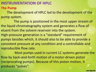 HPLC-High Performance Liquid Chromatography | PPTX