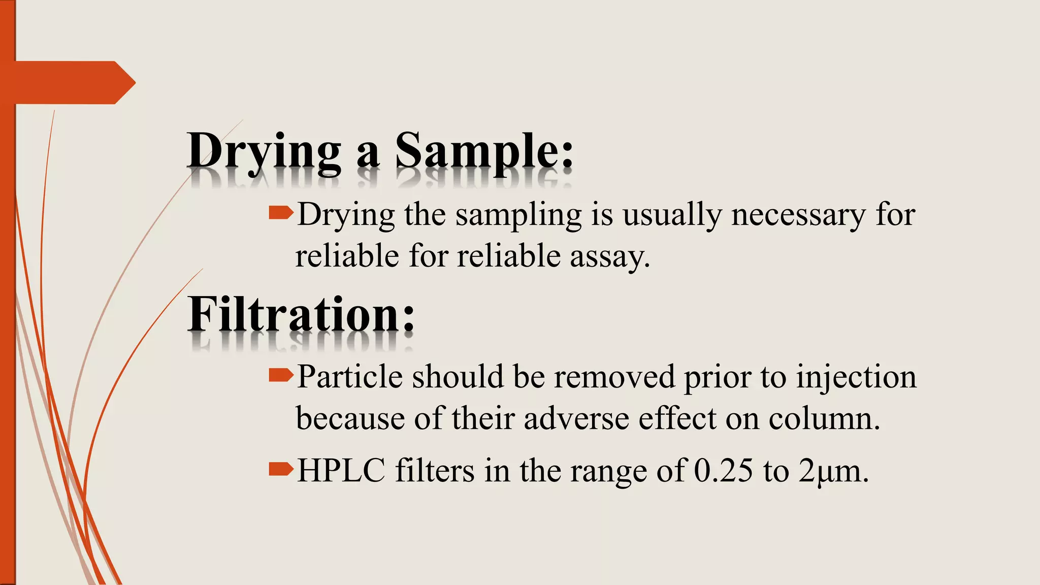 Hplc Sample Preparation And Instrumentatio Pptx