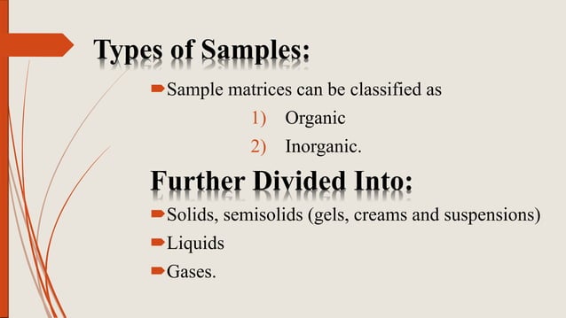 HPLC Sample Preparation and Instrumentatio | PPTX